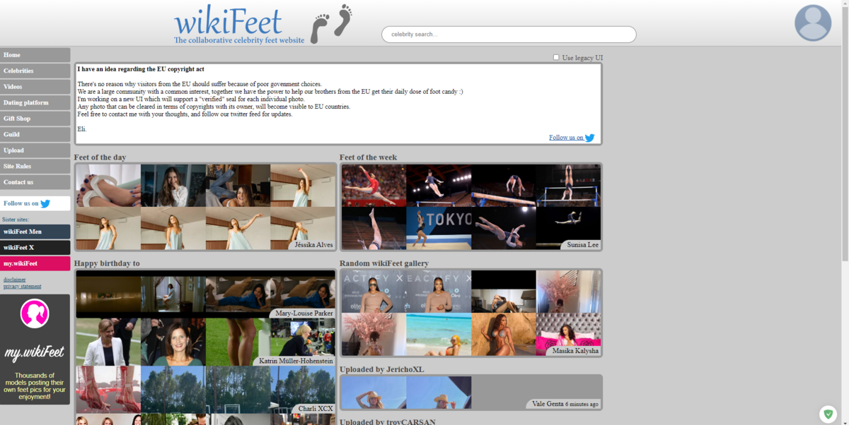 WikiFeet — Рувики: Интернет-энциклопедия